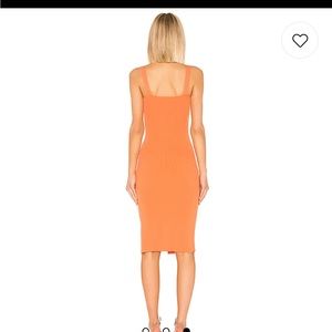 REVOLVE | Dresses | Revolve Orange Bodycon Midi | Poshmark